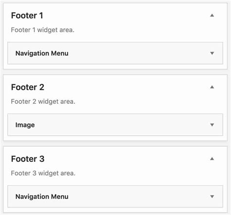Footer Widget Settings Docs Coaching Plus Theme Widget Areas
