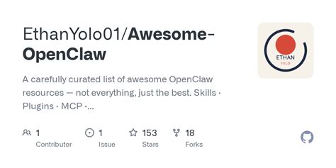 Issues · Ethanyolo01awesome Openclaw · Github