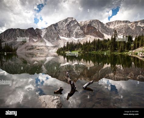 Lake Marie At Medicine Bow Mountain National Forest A Wyoming Stock