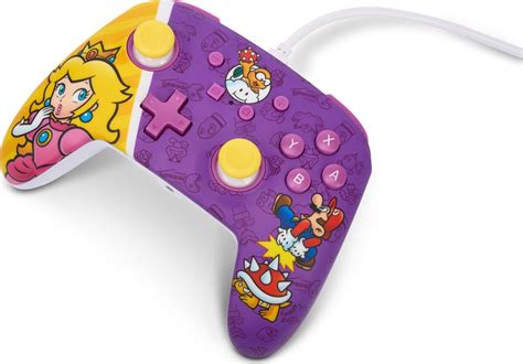 Køb Powera Enhanced Wired Controller Nintendo Switch Princess Peach