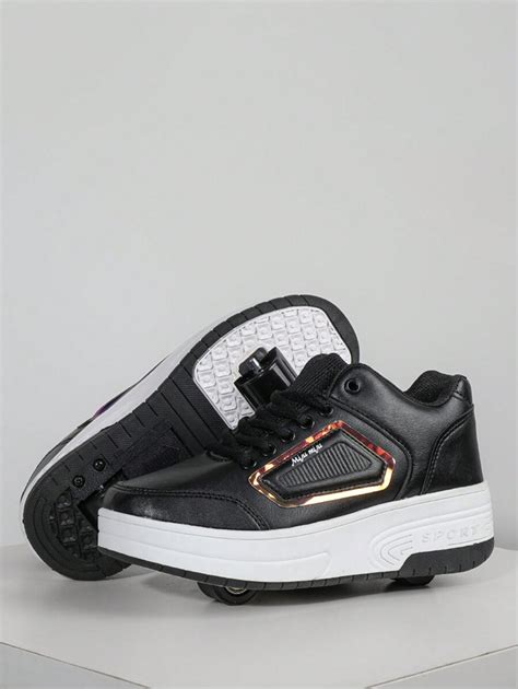 Unisex Heelys Shoes With Hidden Wheels Automatic Transformable Roller Skate Shoes Can Walk