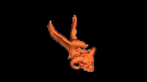 Devil Skull And Eagle By Medelis3d Download Free Stl Model