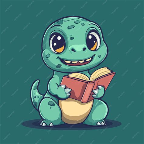 Cute Thesaurus Cartoon Vector Premium Ai Generated Vector