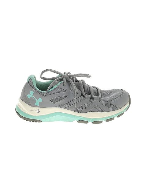 Under Armour Gray Sneakers Size 8 1 2 58 Off Thredup