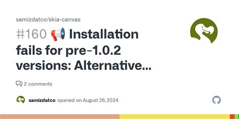 📢 Installation Fails For Pre 102 Versions Alternative Installation