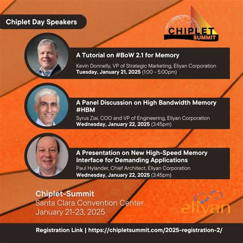 Come See Eliyan Corporation At Chiplet Summit Kevin Donnelly