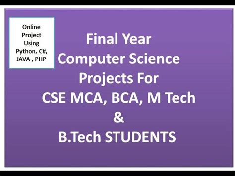 shalabh ojha on linkedin final year computer science projects for cse