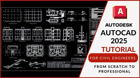 Full AutoCAD 2025 Tutorial For Beginners Submission Drawing Civil Engineering Architecture