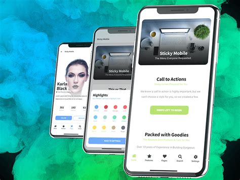 Sticky 3 0 Bootstrap 4 Mobile Site Template PWA Enabled