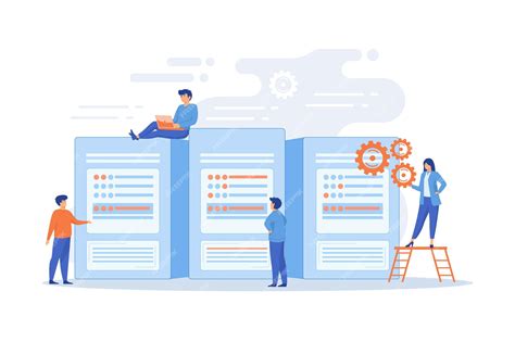 Premium Vector Data Center Centralized Computer System Remote Data