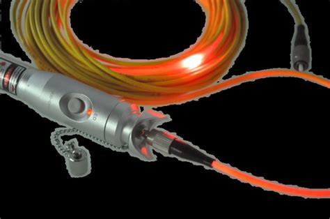 Fiber Visual Fault Detector Fiber Breaks Faulty Connectors Sharp Bends