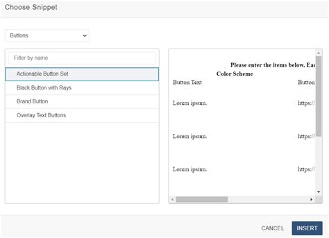Actionable Button Set Modern Campus Cms Support Site