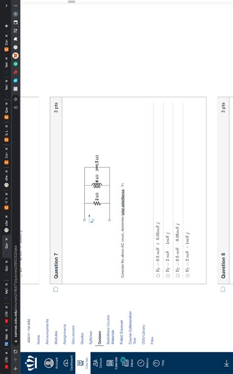 Solved Consider The Above AC Circuit Determine Total Chegg