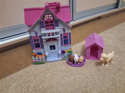 Дитячий ляльковий будиночок домик для кукол с собакой 450 грн Аксесуари для ляльок та пупсів