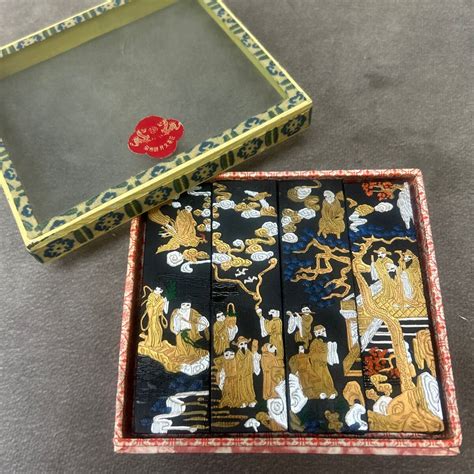 中国微墨 セット 古墨 書道具 胡開文 老胡 中国書画墨 固形墨 ケース入り コレクション書｜売買されたオークション情報、yahooの商品情報をアーカイブ公開 オークファン