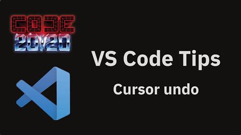VS Code Tips Cursor Undo YouTube