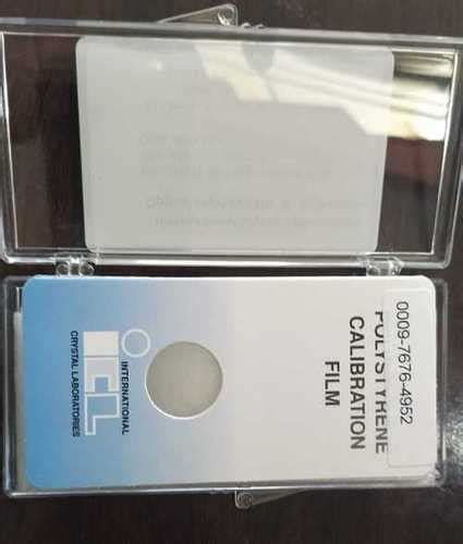 Dust Proof Polystyrene Calibration Film Used In Ftir Instrument At