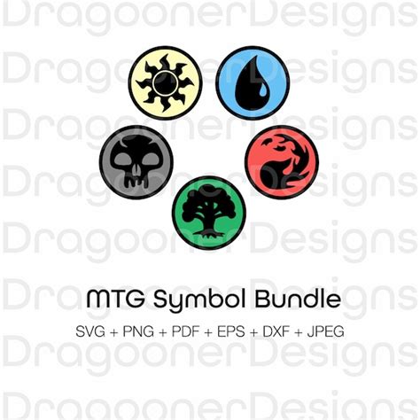 Magic The Gathering Color Symbols