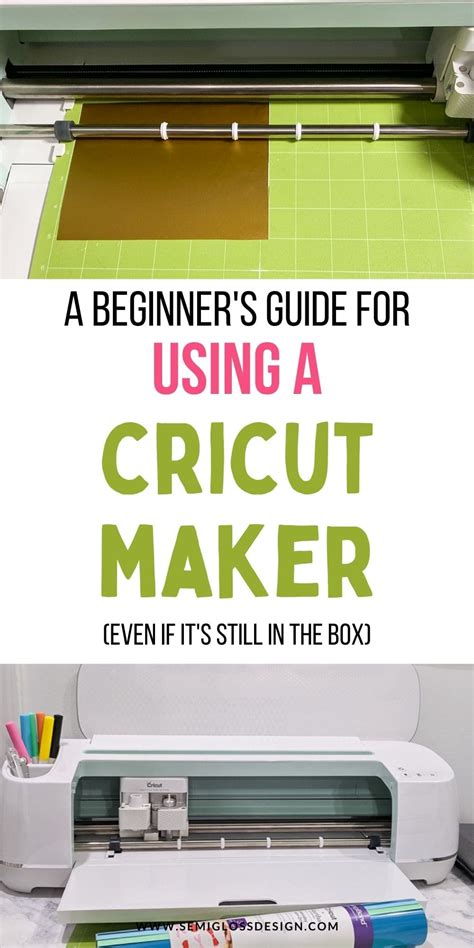 The Beginner S Guide For How To Use A Cricut Maker Semigloss Design