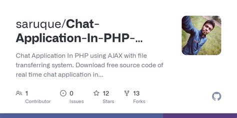 Github Saruquechat Application In Php Using Ajax Chat Application
