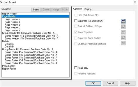 How To Exclude Header Part On The Last Page On Purchase Order Report Sage X Tips Tricks