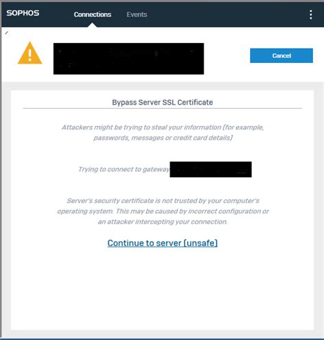 Sophos Firewall Ssl Vpn Prevent Users From Seeing A Certificate Error Discussions Sophos