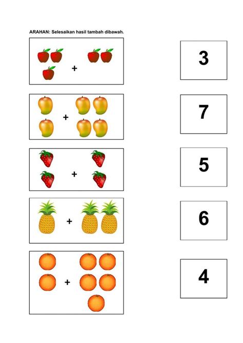 Maths Class 1 Addition By Counting Count The Number Of Objects 3f3 Kindergarten Math