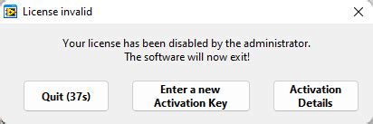 Re Activate Software License