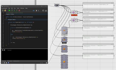 Block Instance To Model Block Instance In C Grasshopper Mcneel Forum