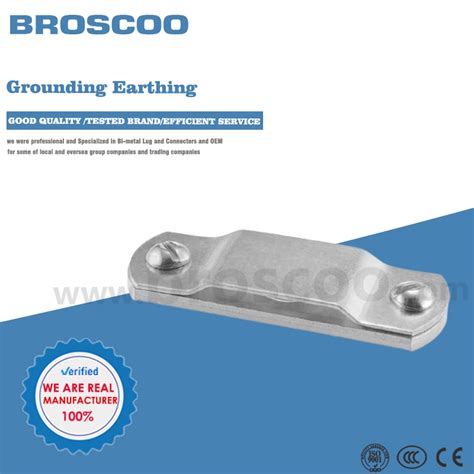Aluminum Lightning Protection Clips Dc Tape Clamps Earth Rod And Ground Rod