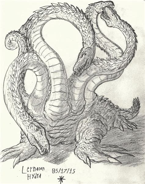 Lernaean Hydra By Adventdestiny On Deviantart