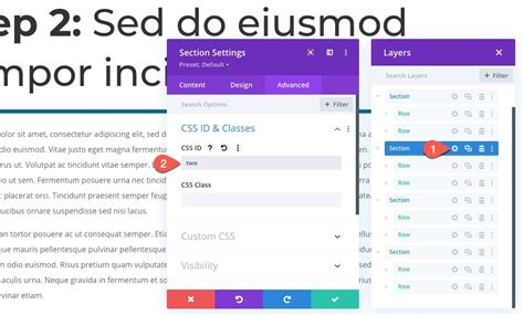 how to create a clickable accordion using sticky page headings in divi