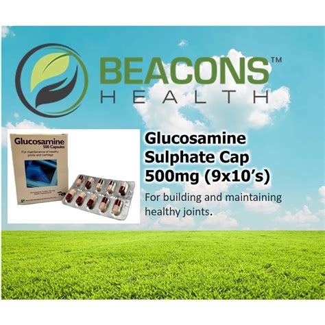 Glucosamine Sulphate Cap 500mg 9x10s Expiry Is 052027 Shopee