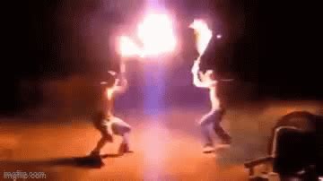 Flaming Swords Imgflip
