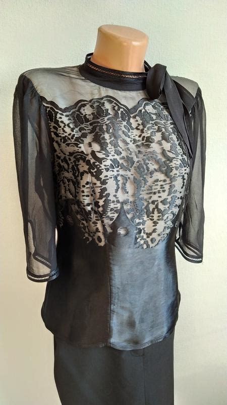 100 шовк блуза вінтаж — ціна 489 грн у каталозі Блузи Купити жіночі речі за доступною ціною