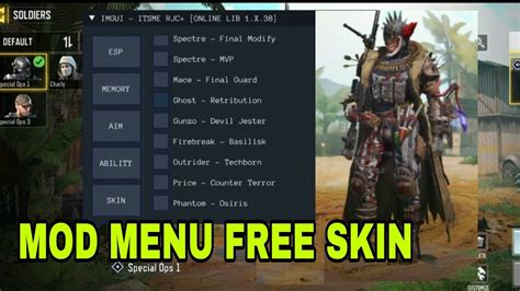 Itsme Rjc Imgui Mod Menu Call Of Duty Mobile Latest Update Cod Youtube