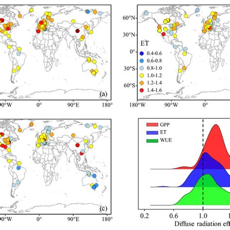 Spatial Patterns Of Diffuse Radiation Effect For A Gross Primary