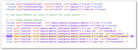 Android Use Jquery Mobile Offline Stack Overflow