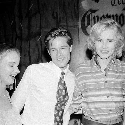 Geena Davis And Brad Pitt