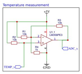 Temperature Measurements Op Resources EasyEDA