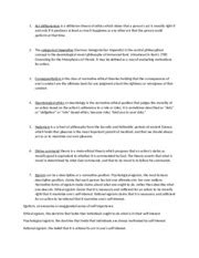 PHI2010 Essay Exam 2 In This Gordon Rule Essay Exam You Will Be Asked To Answer A Broad