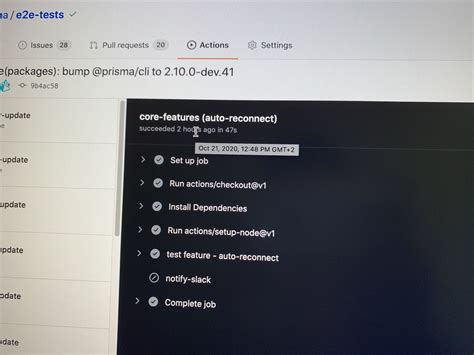 print start time in the slack logs · issue 835 · prisma ecosystem