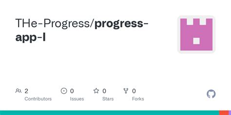 Github The Progressprogress App I