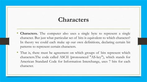 Data Representation Ppt