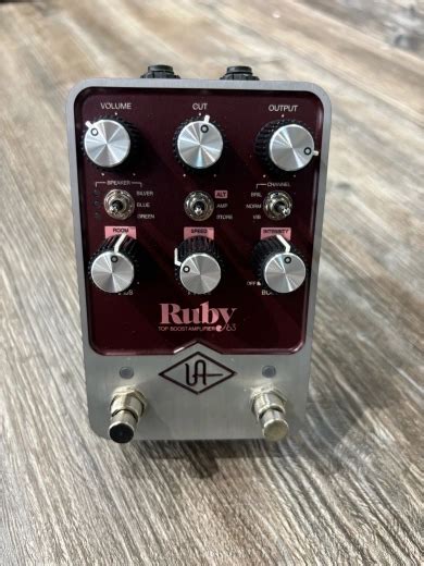 Gear Hunter Universal Audio Ua Ruby 63 Top Boost Amp Pedal