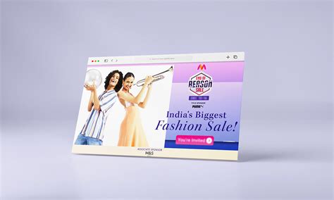 Myntra Landing Page Design Behance