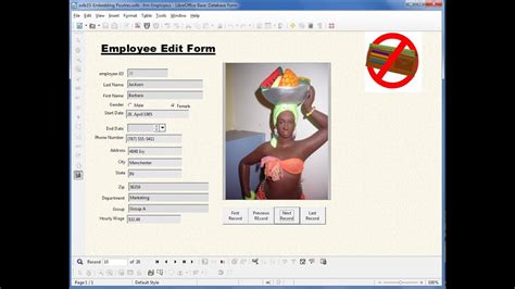 LibreOffice Base Linking A Picture YouTube