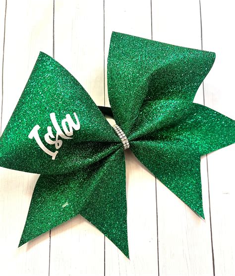 Team Cheer Bows Custom With Name Cheer Squad Bows Stiff Etsy