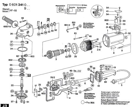 Bosch Hv Angle Grinder V Eu Spare Parts SPARE From Spare Parts