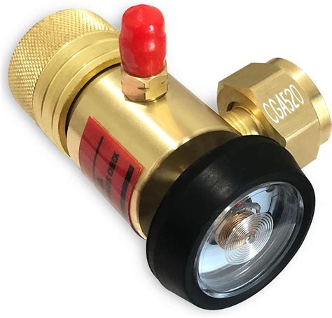 0386 0725 Ar B Cga520 Acetylene Regulator For B Tanks For Turbo Torch